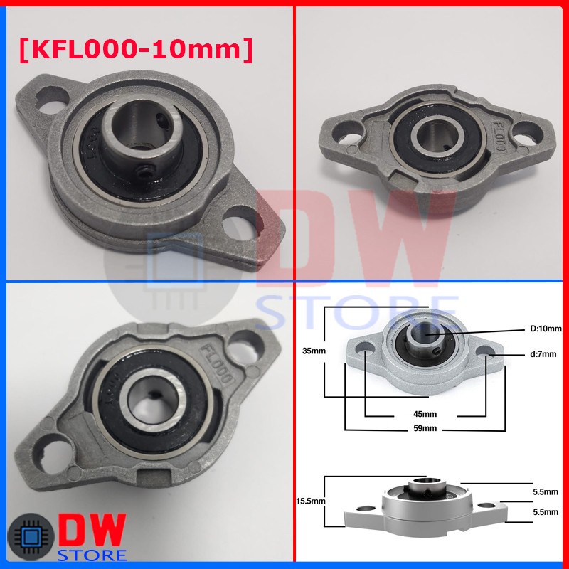 Jual Bracket Bearing Pillow Block KFL KFL08 KFL000 KFL001 KFL002 KFL004 ...