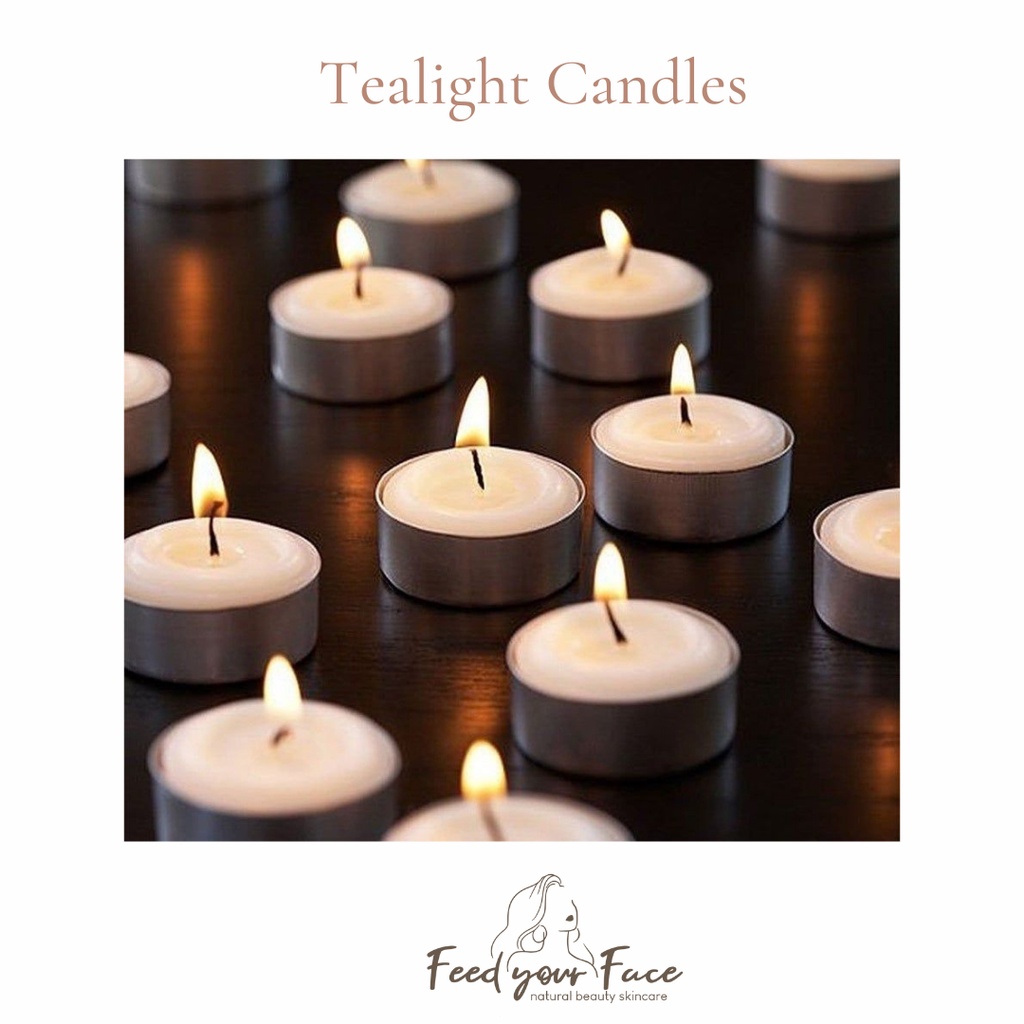 Jual TEALIGHT CANDLE LILIN TUNGKU TEA LIGHT WHITE WARNA PUTIH NON ...
