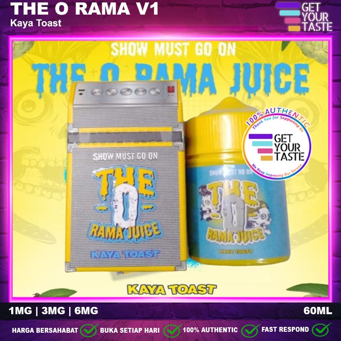 Jual Liquid The O Rama Juice V1 Kaya Toast 60ML by PODA x Fatriio ...