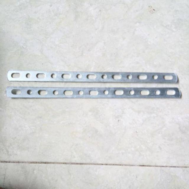 Jual Plat bracket lubang / plat besi 30cm | Shopee Indonesia