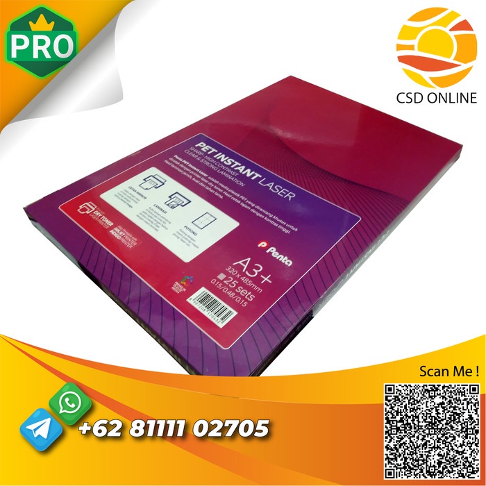 Jual Buruan Penta Pet Instant Pvc Card Print Laser A3+ Id Card 3 Layers ...