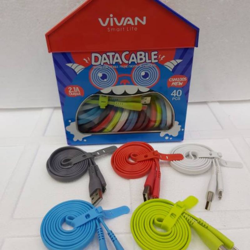 Jual KABEL DATA VIVAN CSM100 - CABLE DATA MICRO VIVAN-KABEL CHARGER ...