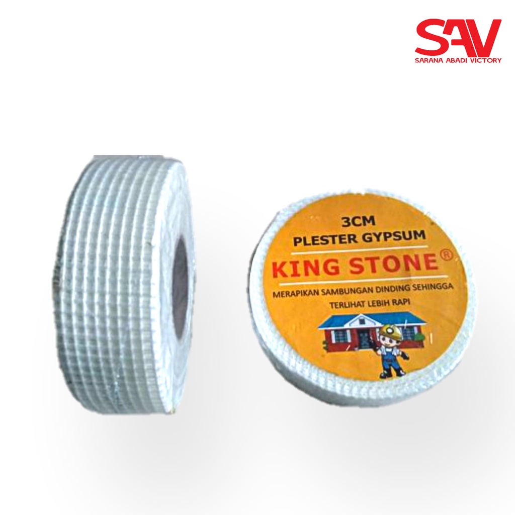 Jual Perban gypsum Lem Kingstone / kasa gypsum / perban plafon | Shopee ...