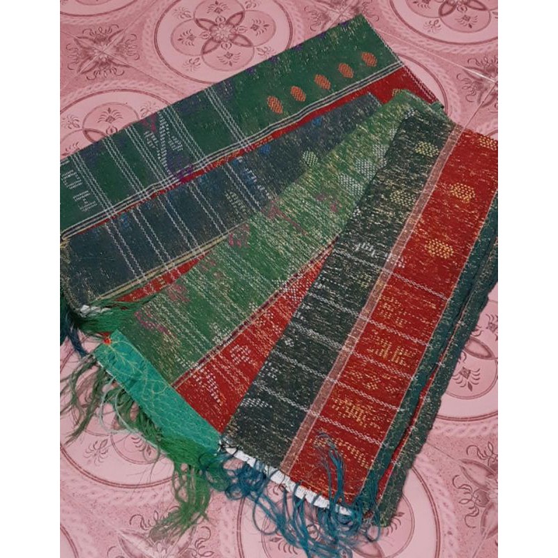 Jual ULOS SADUM MERAH SISI HIJAU BORDIR | Shopee Indonesia