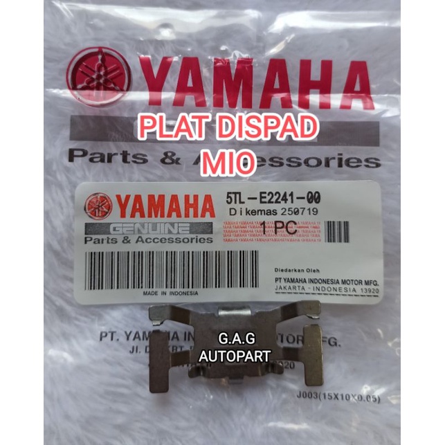 Jual PLAT PER PLAT TAHANAN PENAHAN CAKRAM DISPAD YAMAHA MIO JUPITER Z ...