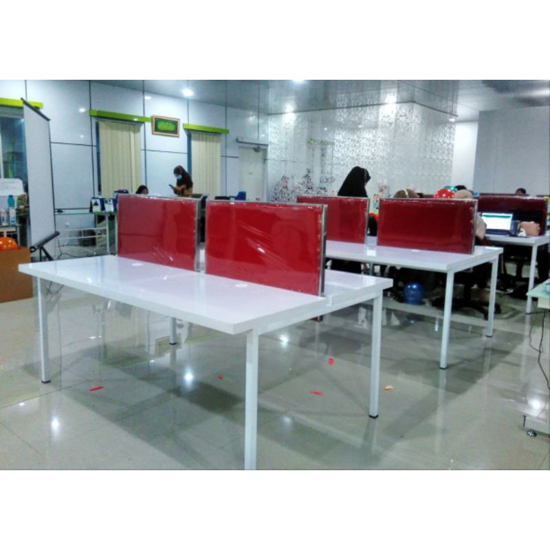 Jual Meja Partisi Meja Kaki Besi Meja Kerja Meja Kantor Furniture ...