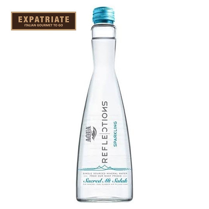 Jual AQUA Reflection Sparkling Mineral Water 380ml | Shopee Indonesia