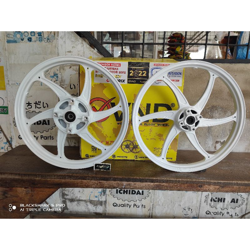 Jual velg vnd racing six star Kawasaki ninja ss r 4 hole depan 1.60 1. ...