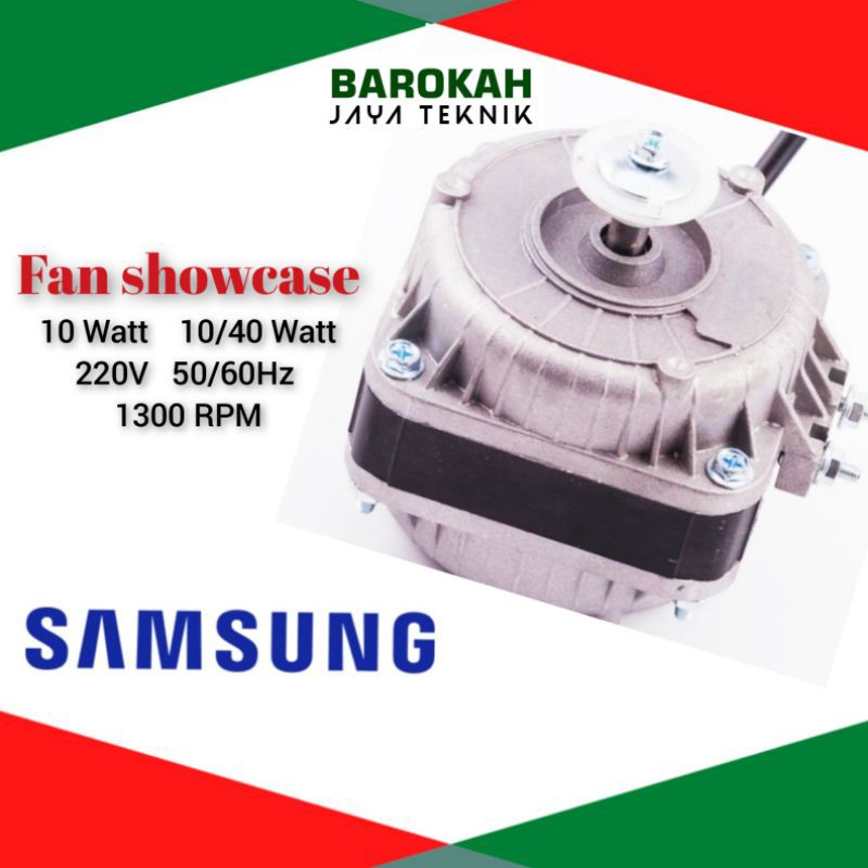Jual Dinamo motor fan showcase lemari pendingin minuman Samsung 10 Watt ...