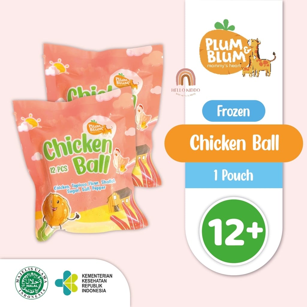Jual PLUM&BLUM FROZEN CHICKEN BALL / MEAT BALL / FRYBALL - BAKSO AYAM ...