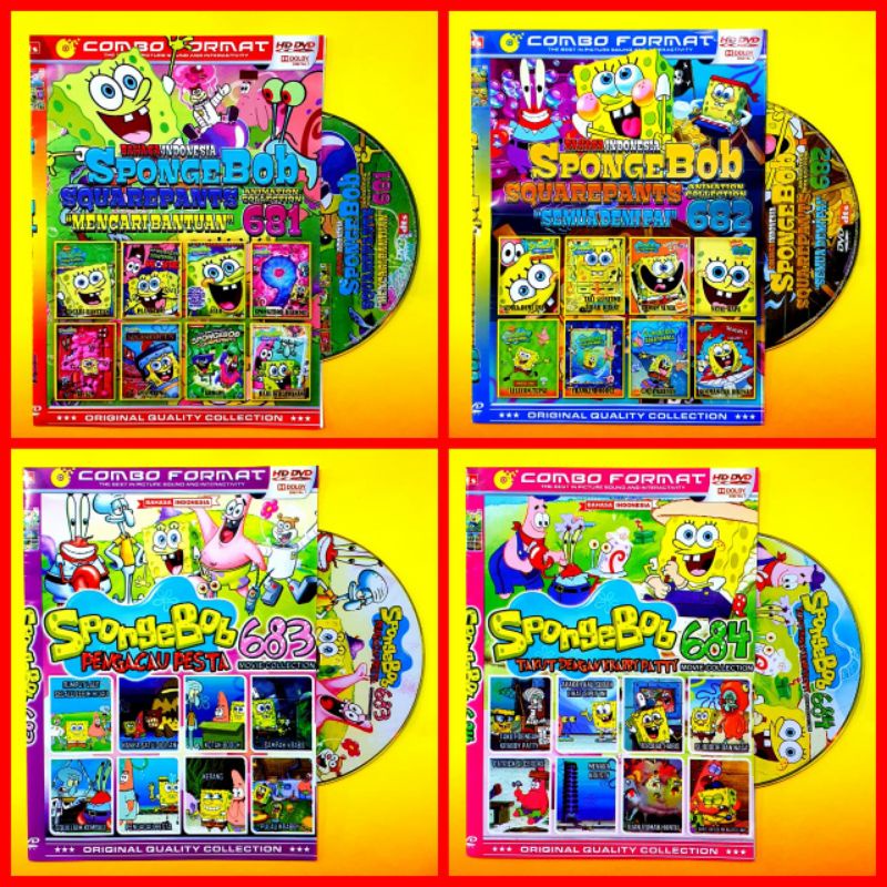 Jual KASET FILM SPONGEBOB DUBBING BAHASA INDONESIA-FILM ANAK2 KARTUN SPONGEBOB TERBARU-FILM ANAK ...