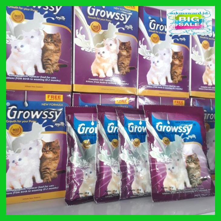 Jual 3E45Se5E- (1Box Isi 11 Sachet ) Susu Growsy Baby Cat Milk Susu ...