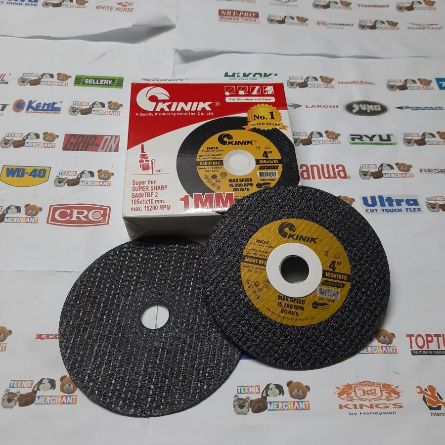Jual KINIK Super Thin Cutting Wheel 4 x 1.0 mm Batu Gerinda Potong ...