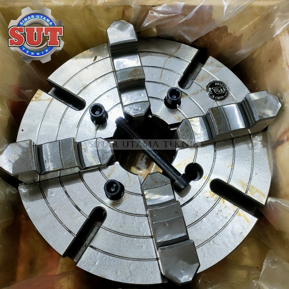 Jual k72-300 Chuck Bubut 12 inch 4 jaw independent claw bubut 300mm 4 ...