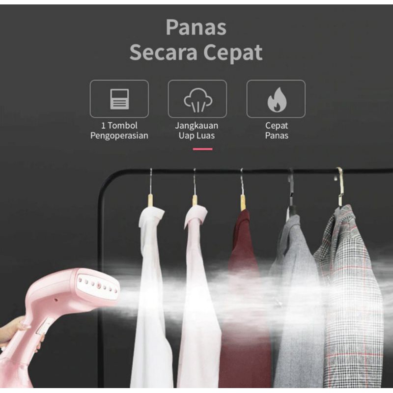 Jual KONKA Garment Steamer Setrika Uap Vertikal Tekanan Tinggi Disinfeksi | Shopee Indonesia