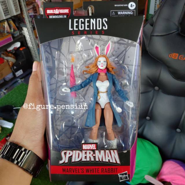Jual MARVEL LEGENDS SERIES SPIDER-MAN WHITE RABBIT DEMOGOBLIN ACTION ...