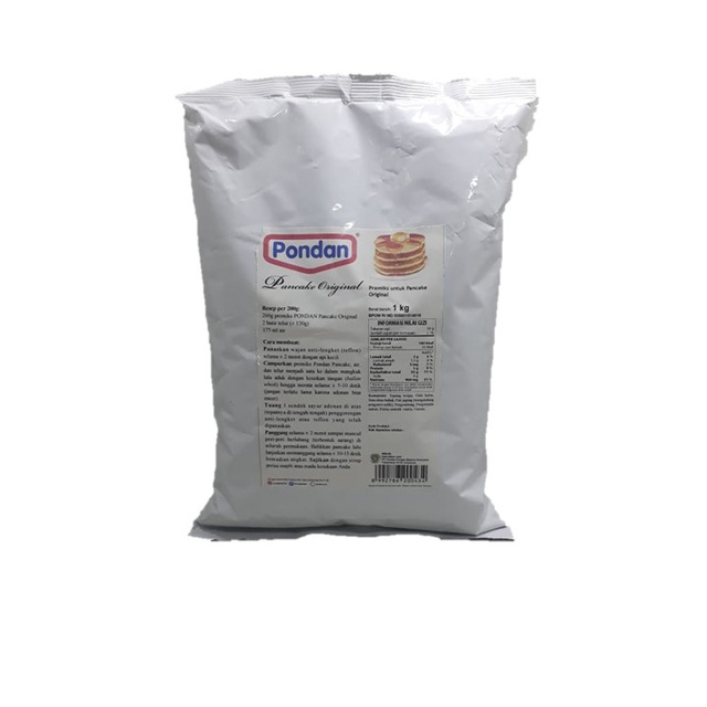 Jual Pondan Pancake Original Tepung Premiks 1 kg | Shopee Indonesia