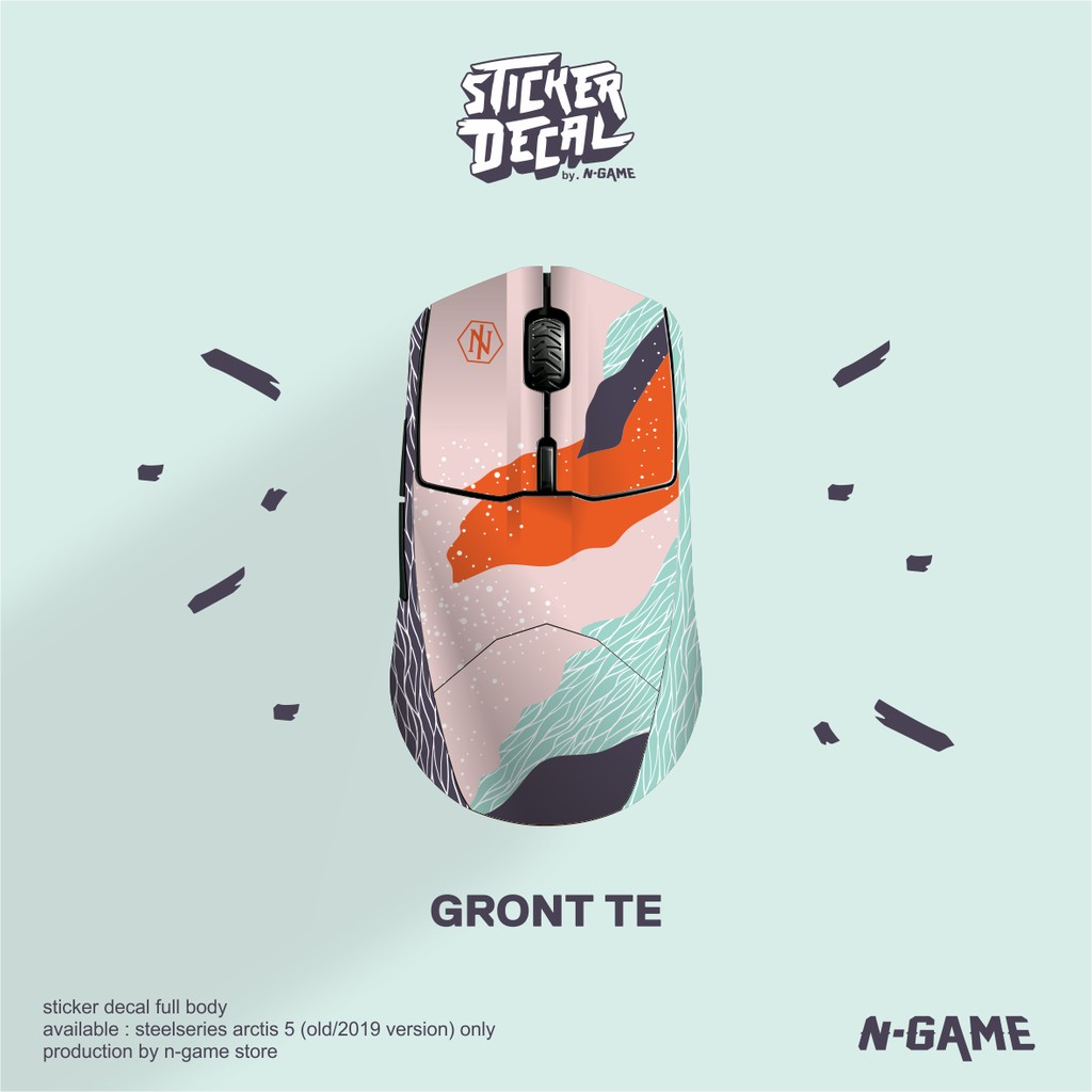 Jual Sticker Decal/Skin Protector Steelseries Rival 3/600/650 Gront Te ...