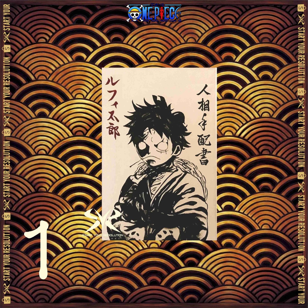 Jual Poster Anime & Manga One Piece Wano Wanted Luffy / Luffytaro ...