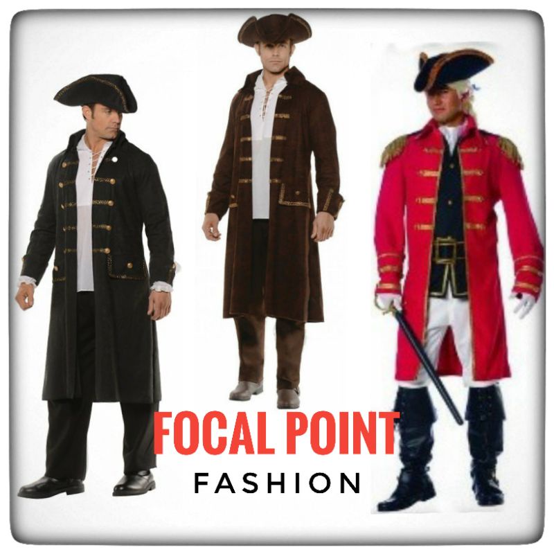 Jual kostum Pirate Bajak laut pria dewasa capten hook Halloween Costume ...