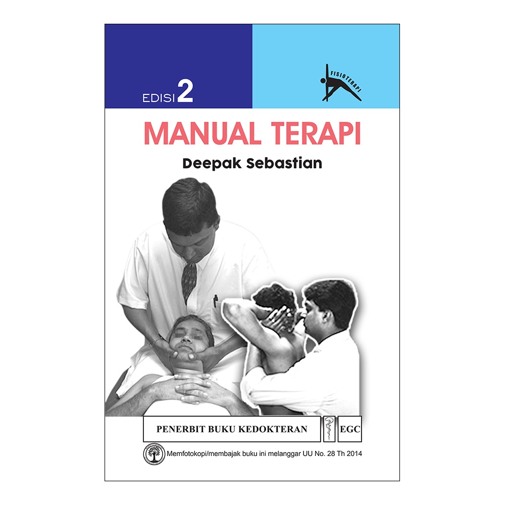 Jual Manual Terapi, Edisi 2/Buku Original/penerbit EGC Buku kedokteran ...