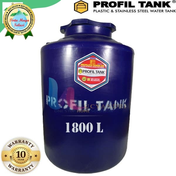 Jual Tangki Air Profil TDA 1800 L Tandon Toren Tanki Plastik Profiltank ...