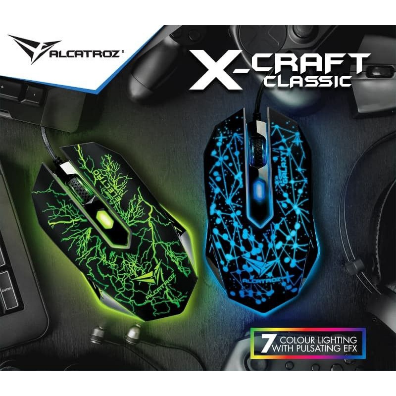 Jual ALCATROZ X-Craft XCraft Classic Gaming Mouse | Shopee Indonesia
