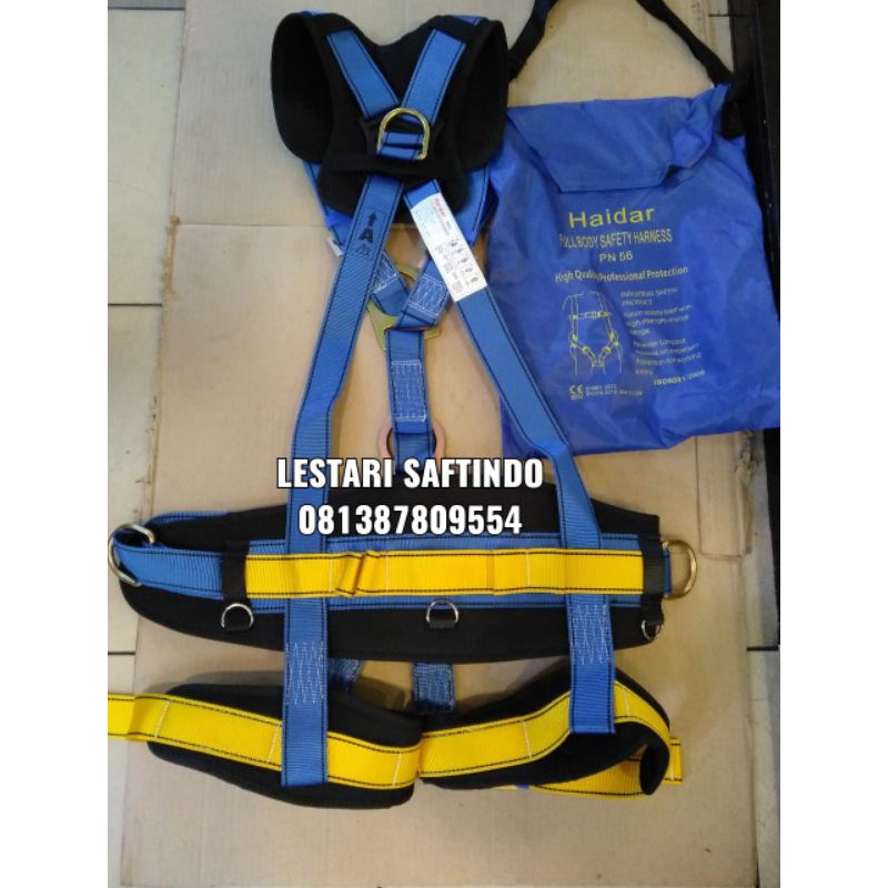 Jual Full Body Harnes Haidar PN 56 - Safety Lanyard Absorber | Shopee Indonesia