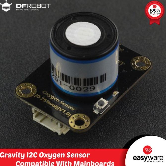 Jual DFRobot Gravity I2C Oxygen Sensor Original easywa53 dijamin ...