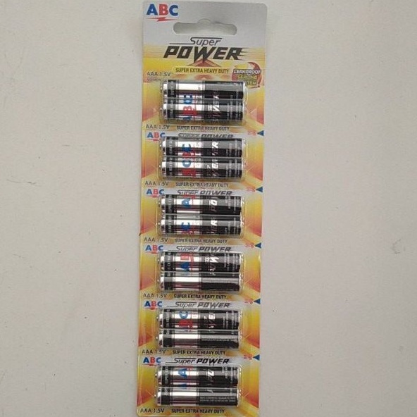 Jual Baterai ABC POWER AAA/A3 renceng | Shopee Indonesia