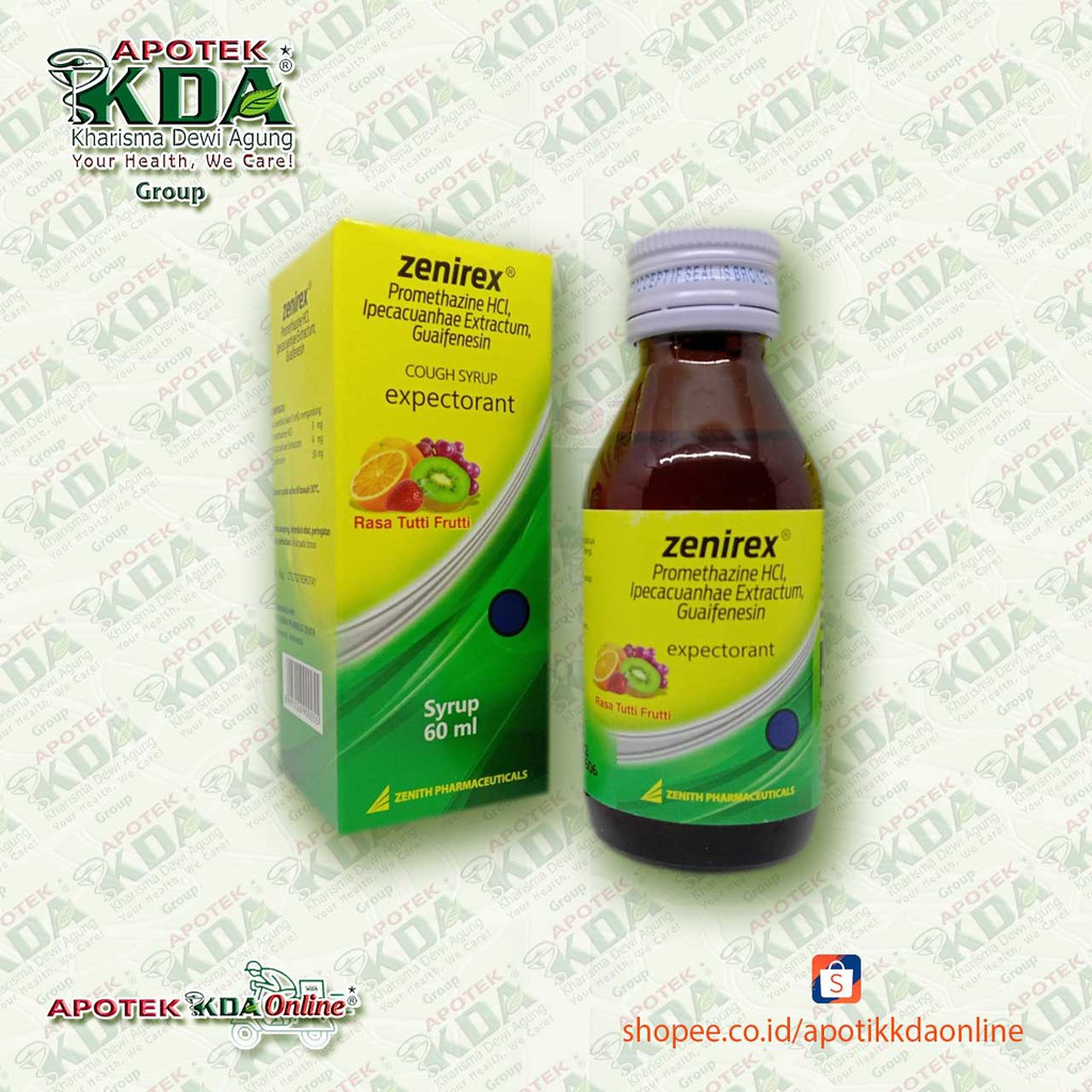 Jual ZENIREX SIRUP 60 ML | OBAT BATUK BERDAHAK | Shopee Indonesia