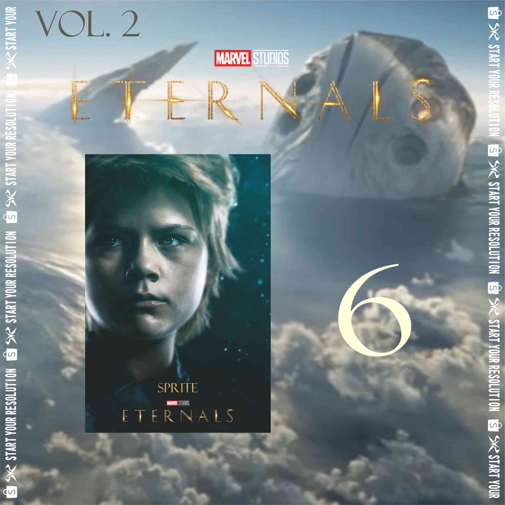 Jual Poster Film Marvel Eternals Vol 2 - Kingo / Makkari / Sersi ...
