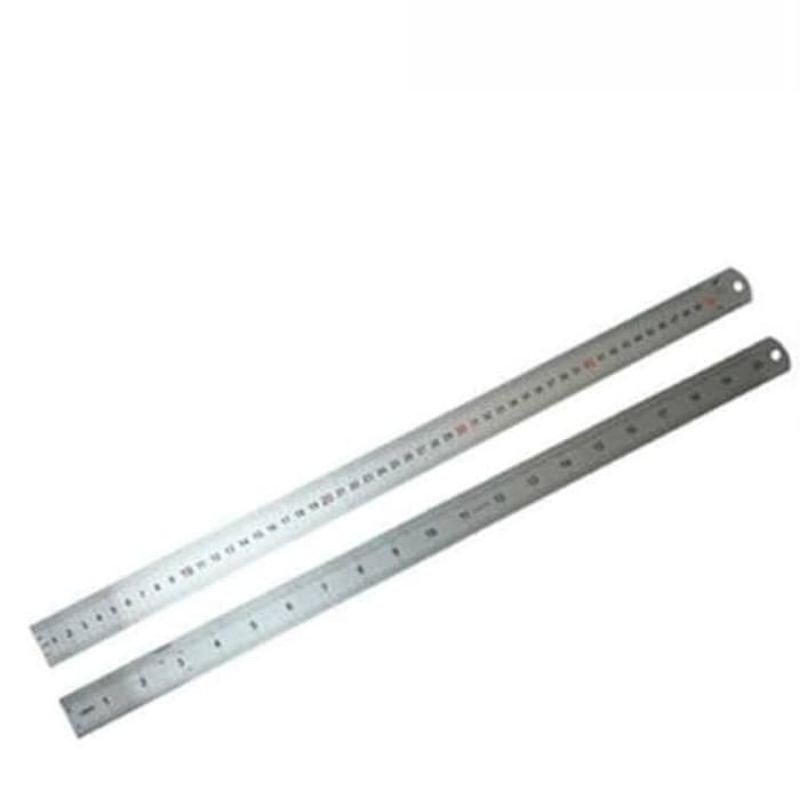 Jual penggaris besi stainless steel 100 cm | Shopee Indonesia