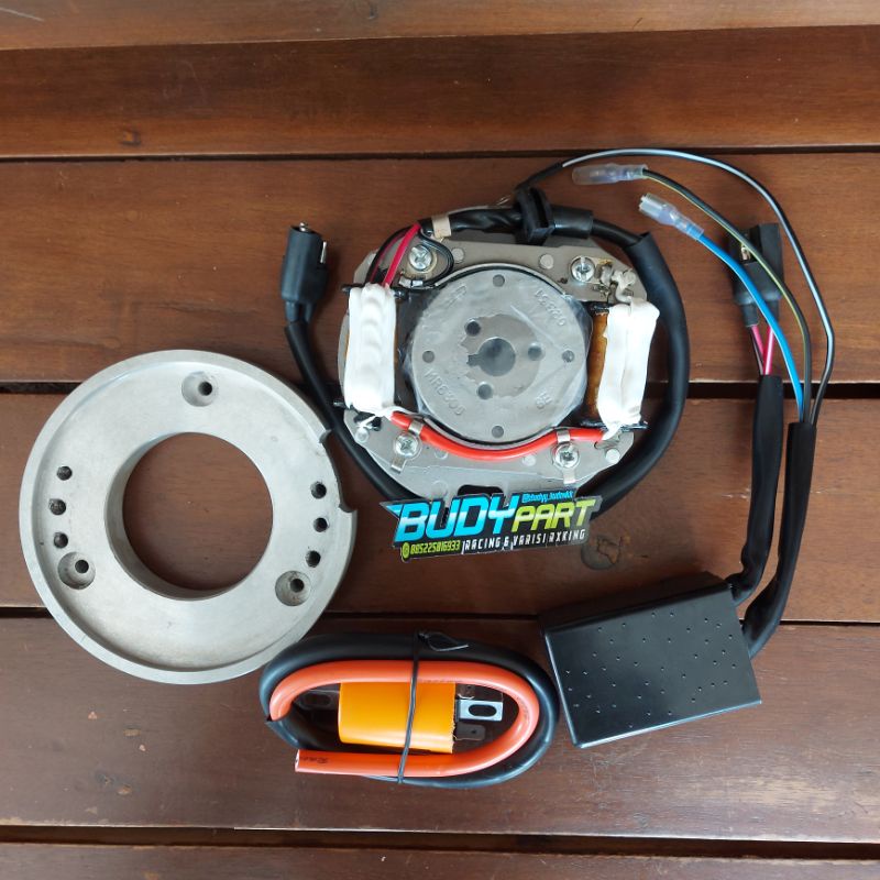 Jual pengapian rm satria 2T magnet rm pnp satria r ru | Shopee Indonesia