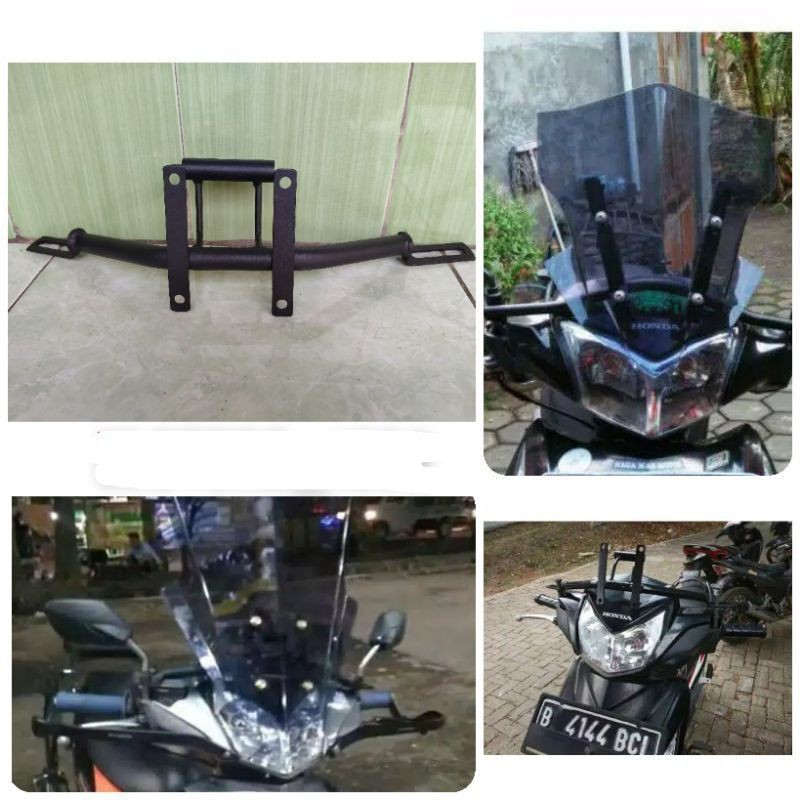 Jual Bracket Visor Supra X 125 Supra Fit Kharisma Blade Revo Supra GTR ...