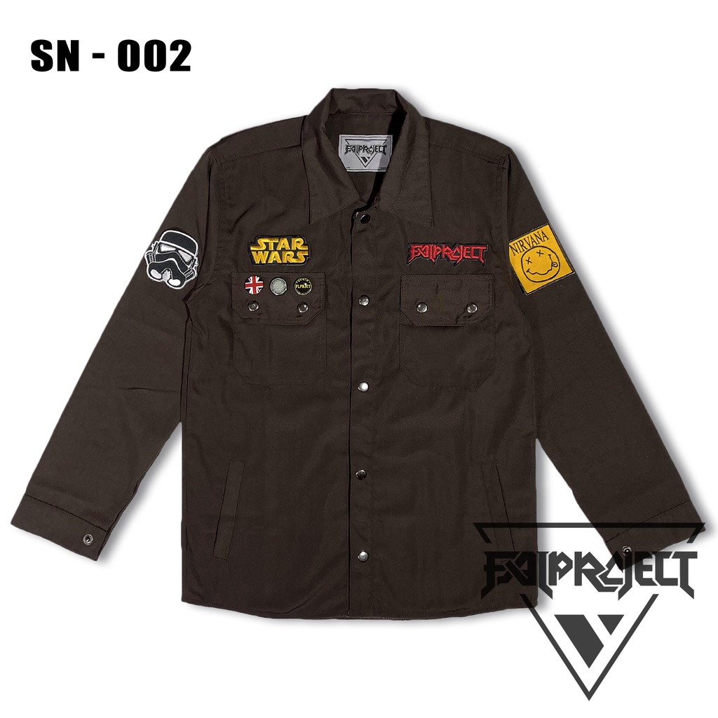 Jual TRUCKER JACKET PATCH / FIELD JACKET PATCH / SEMI PARKA PATCH ...