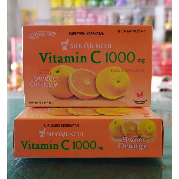 Jual Vitamin C 1000 Serbuk SidoMuncul | Shopee Indonesia
