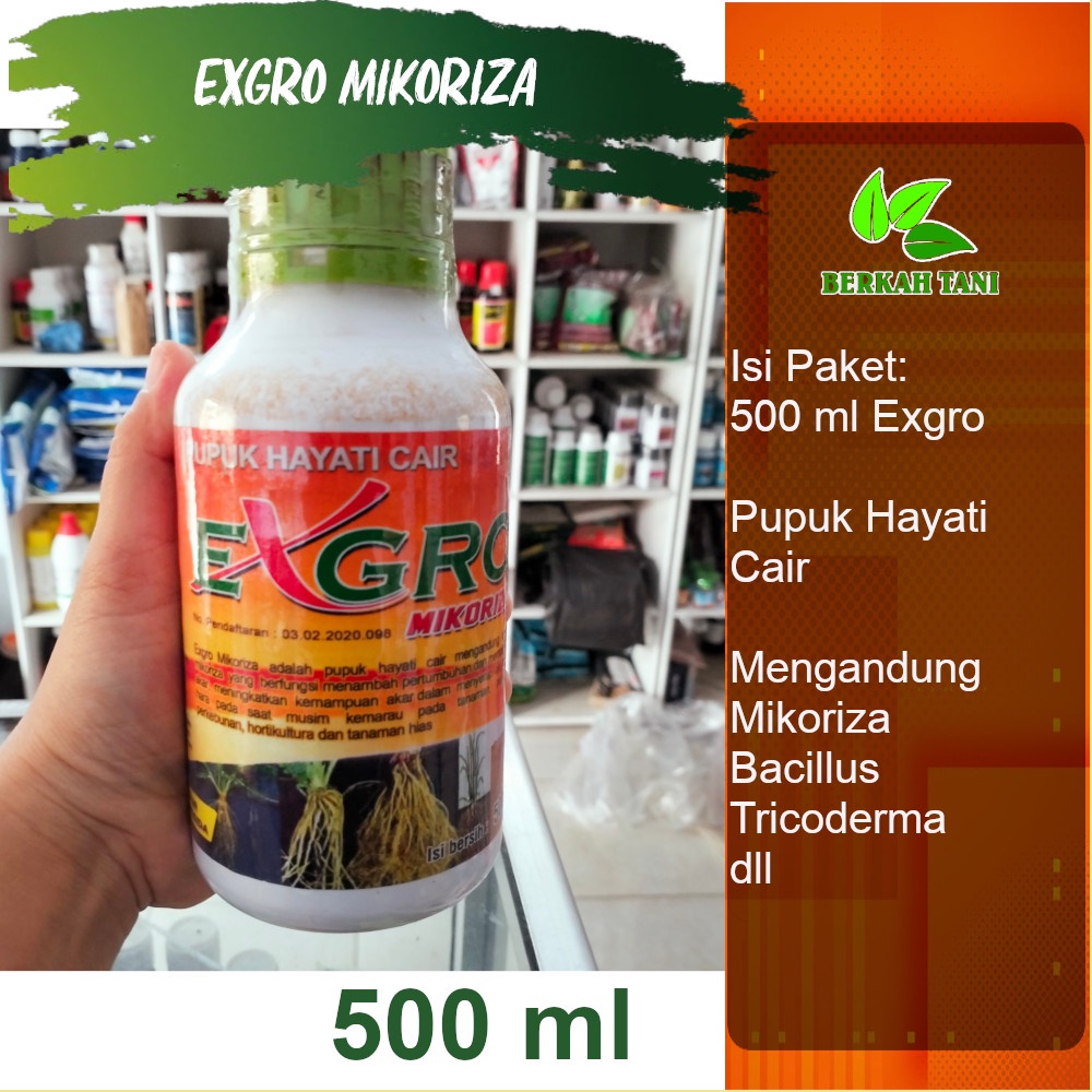 Jual Exgro 500 ml Pupuk Mikoriza Cair Mycogrow | Shopee Indonesia