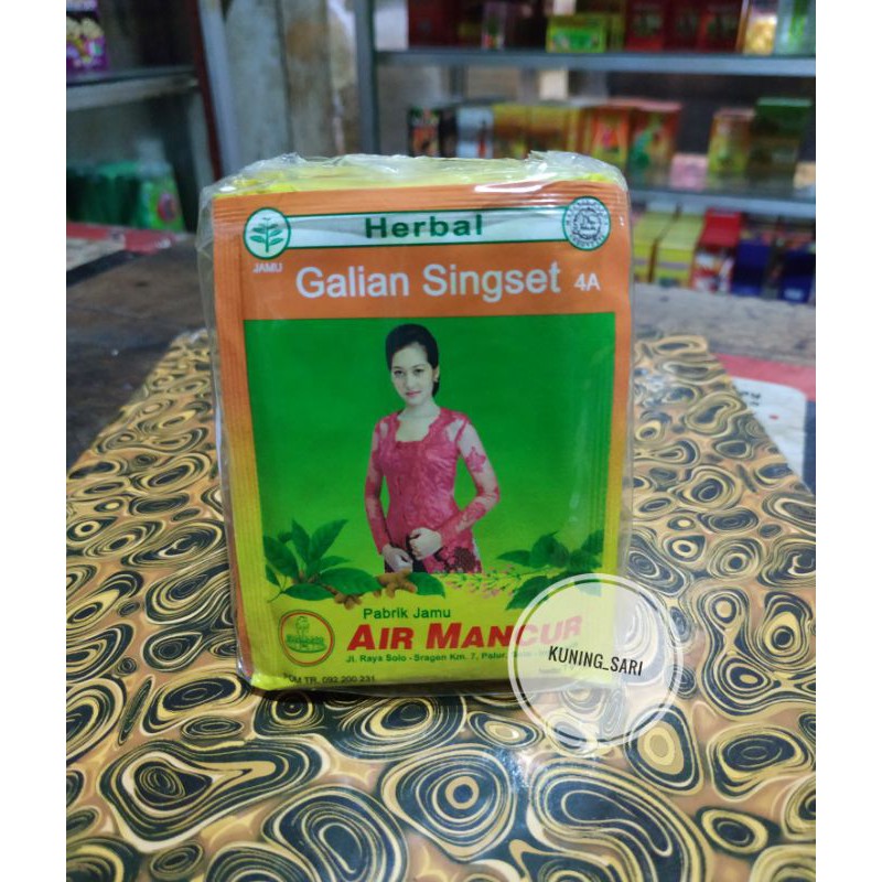 Jual JAMU GALIAN SINGSET 4A / SLIMMING HERBS - AIR MANCUR | Shopee ...
