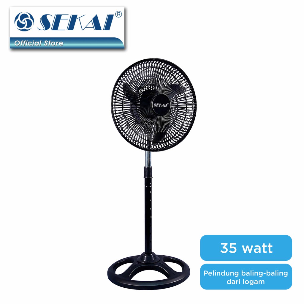 Jual SEKAI Kipas Angin Berdiri / Stand Fan 10 Inch HSO 1017 S | Shopee ...