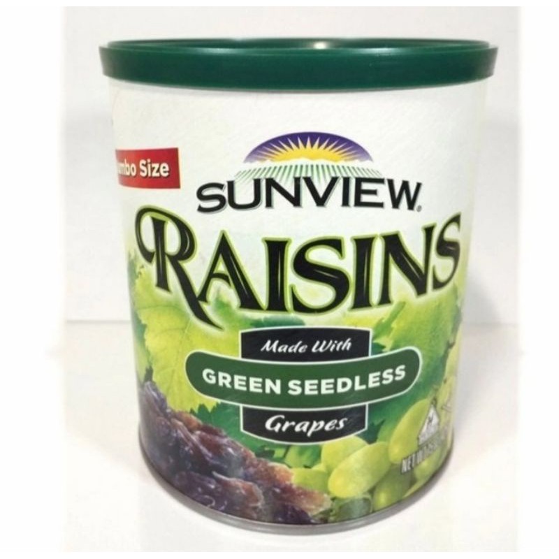 Jual Sunview Raisins Size Jumbo 425 gram - Kismis | Shopee Indonesia