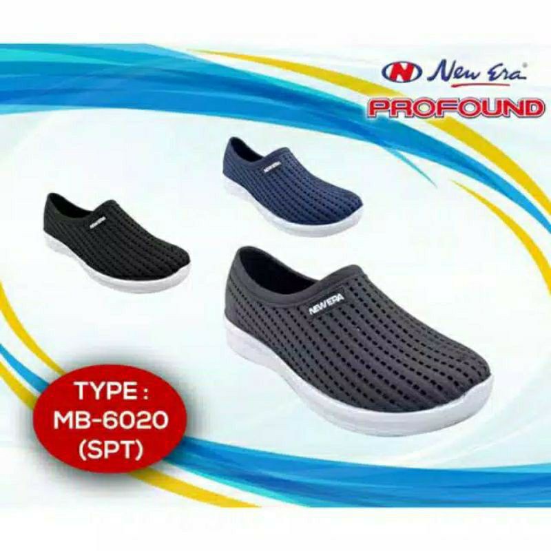 Jual sogo NEW ERA MB 6020 Sepatu Pantofel Pria Full Karet Pria Dewasa ...