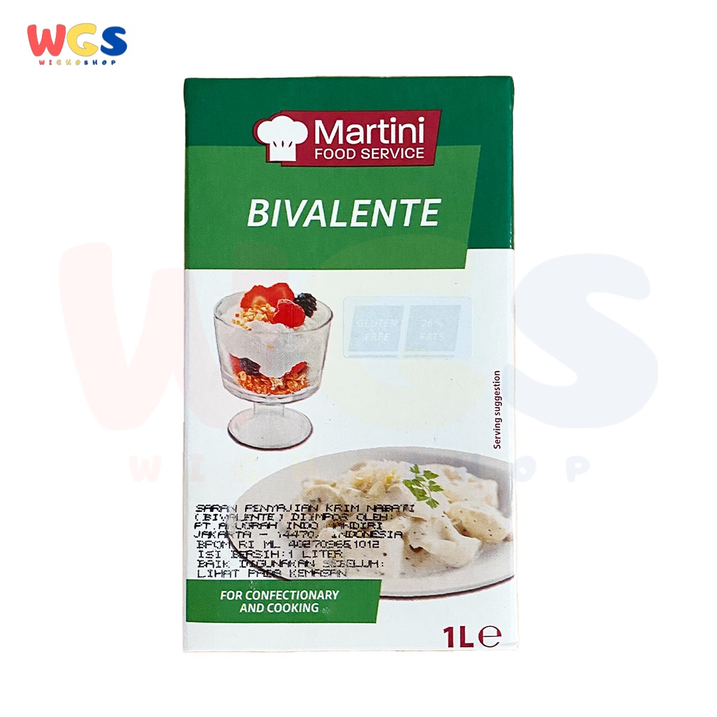 Jual Cooking Cream Master Martini Bivalente Multi Purpose UHT Non dairy ...