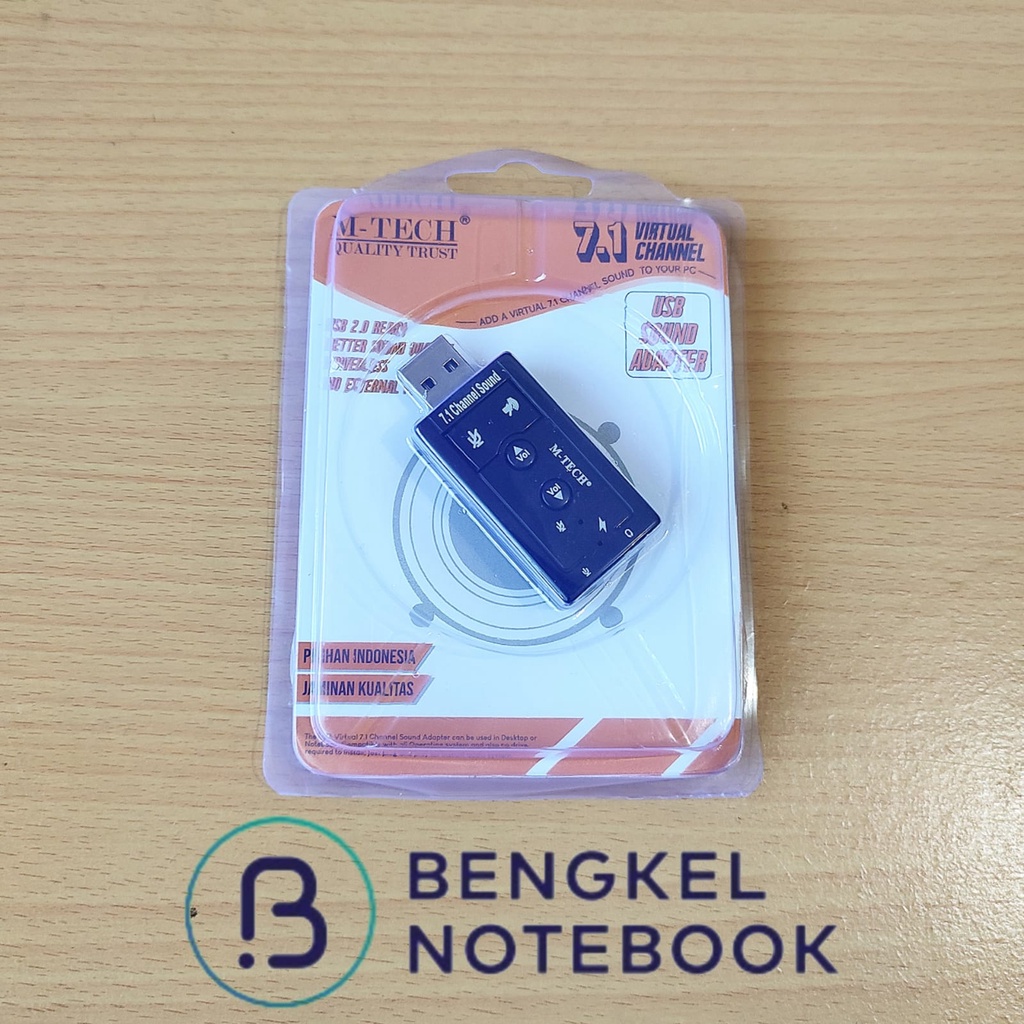 Jual USB Audio USB SOUND Sound Card Adapter USB 7.1 Channel External Soundcard Audio M-Tech ...