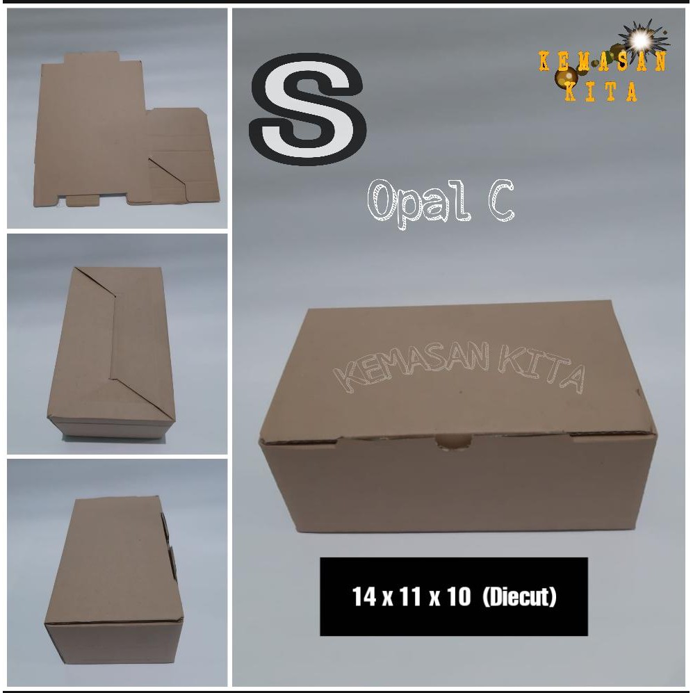 Jual KARDUS KARTON BOX SEPATU "OPAL C" TIPE S UKURAN 14 X 11 X 10 CM ...
