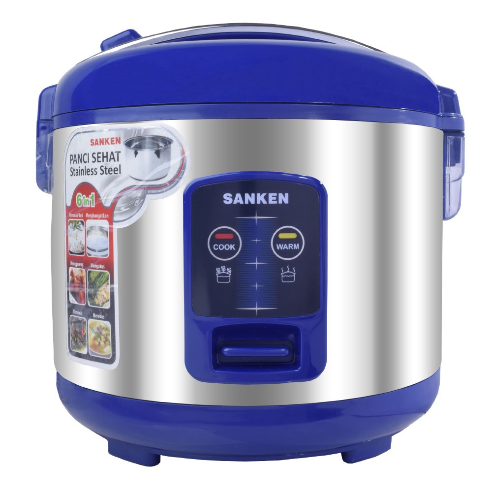 Jual Magic Com Sanken SJ 2200 Kapasitas 1,8 Liter Stainless | Shopee ...