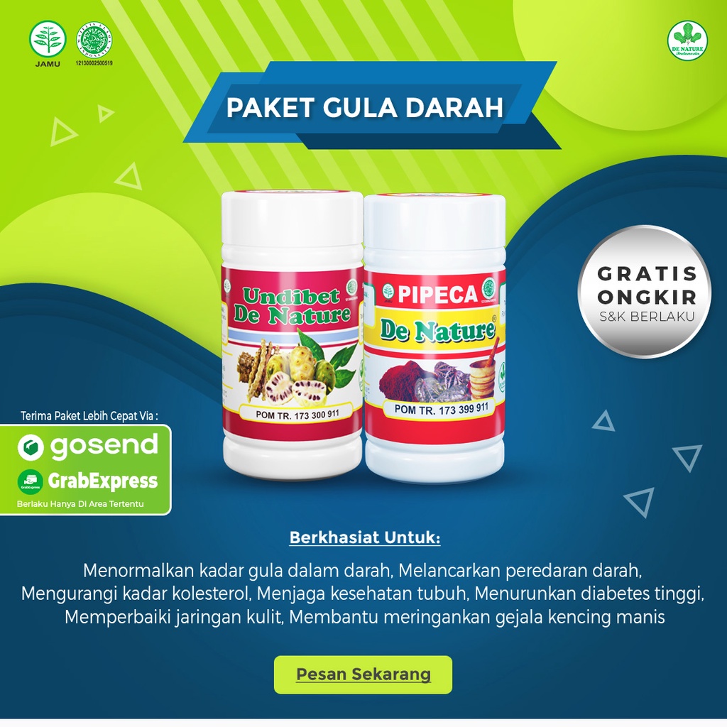 Jual Obat Diabetes Gula Darah Tinggi Kering Dan Basah Mengatasi Kencing ...