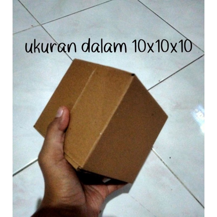 Jual KARDUS 10x10x10 KARDUS BARU KARDUS PACKING KARTON BOX KERDUS ...