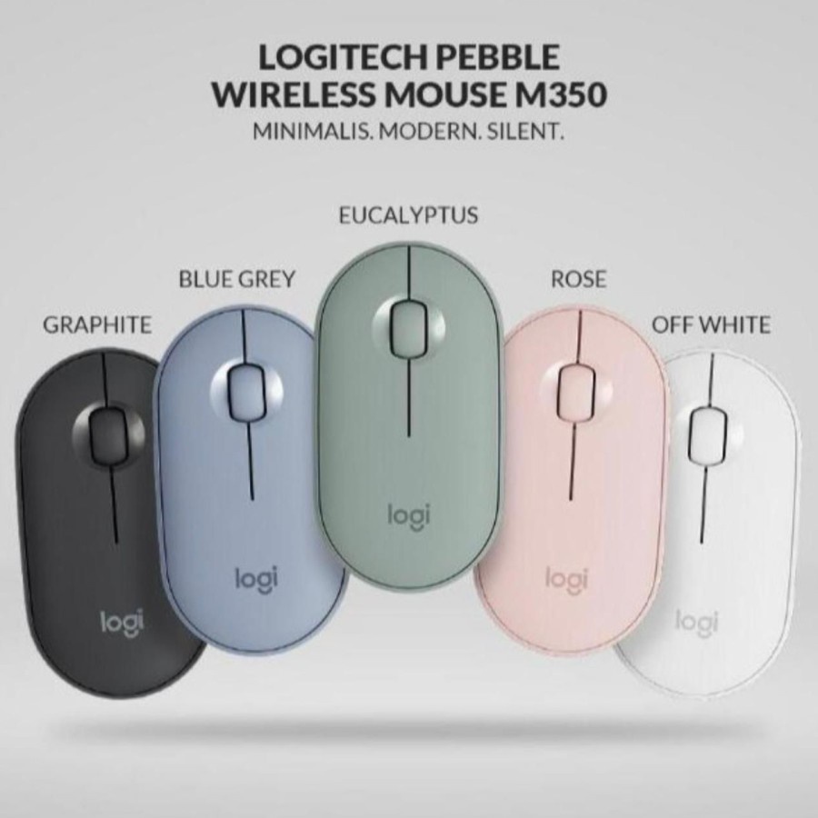 Jual Logitech M350 Pebble Mouse Bluetooth | Shopee Indonesia