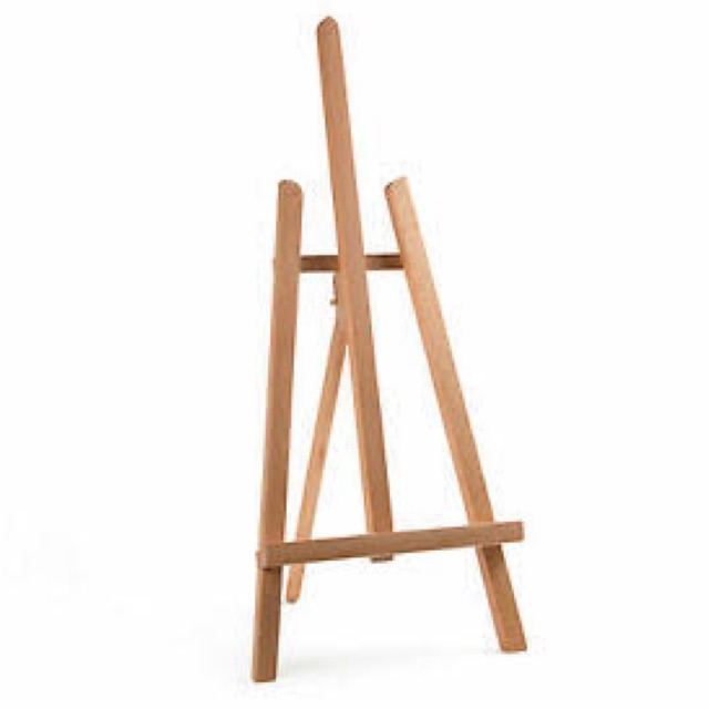 Jual Wooden Tripod Easel Stand / Stand Canvas/ Canvas Holder/ Tempat ...